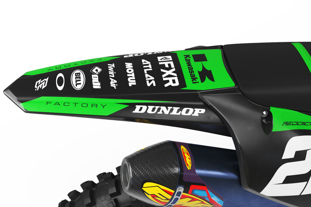 KAWASAKI FACTORY 4 BLACK – E-Sticky Graphics