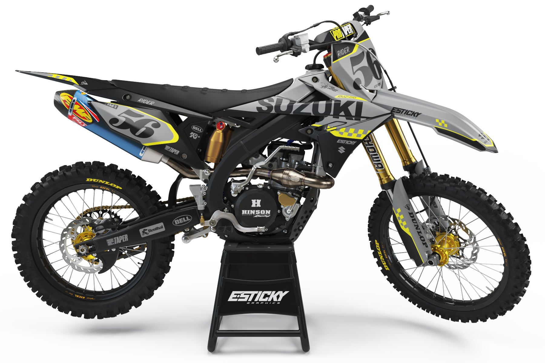 SUZUKI S10 GREY – E-Sticky Graphics
