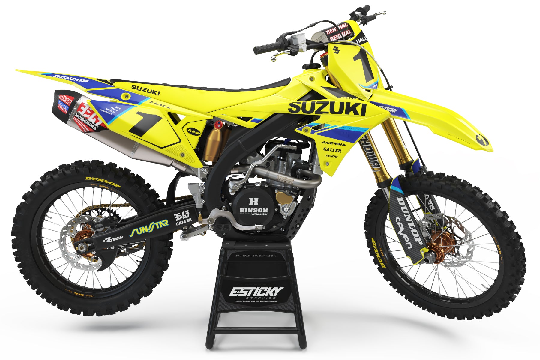 SUZUKI FACTORY '21 – E-Sticky Graphics